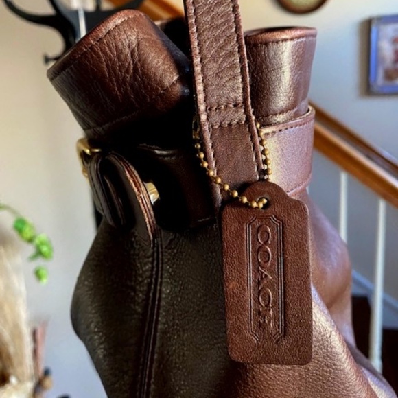 Coach | Bags | Coach Soho Belted Pouch Vintage 456 Brown Leather ...